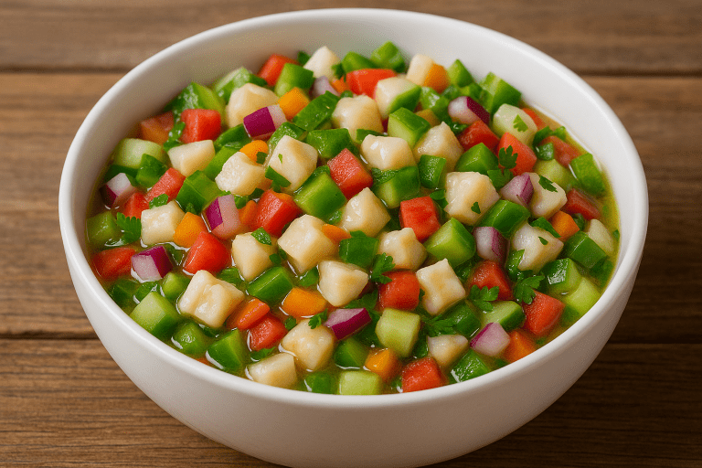 Fresh & Zesty Paleo Bahamian Conch Salad - Paleo Menu